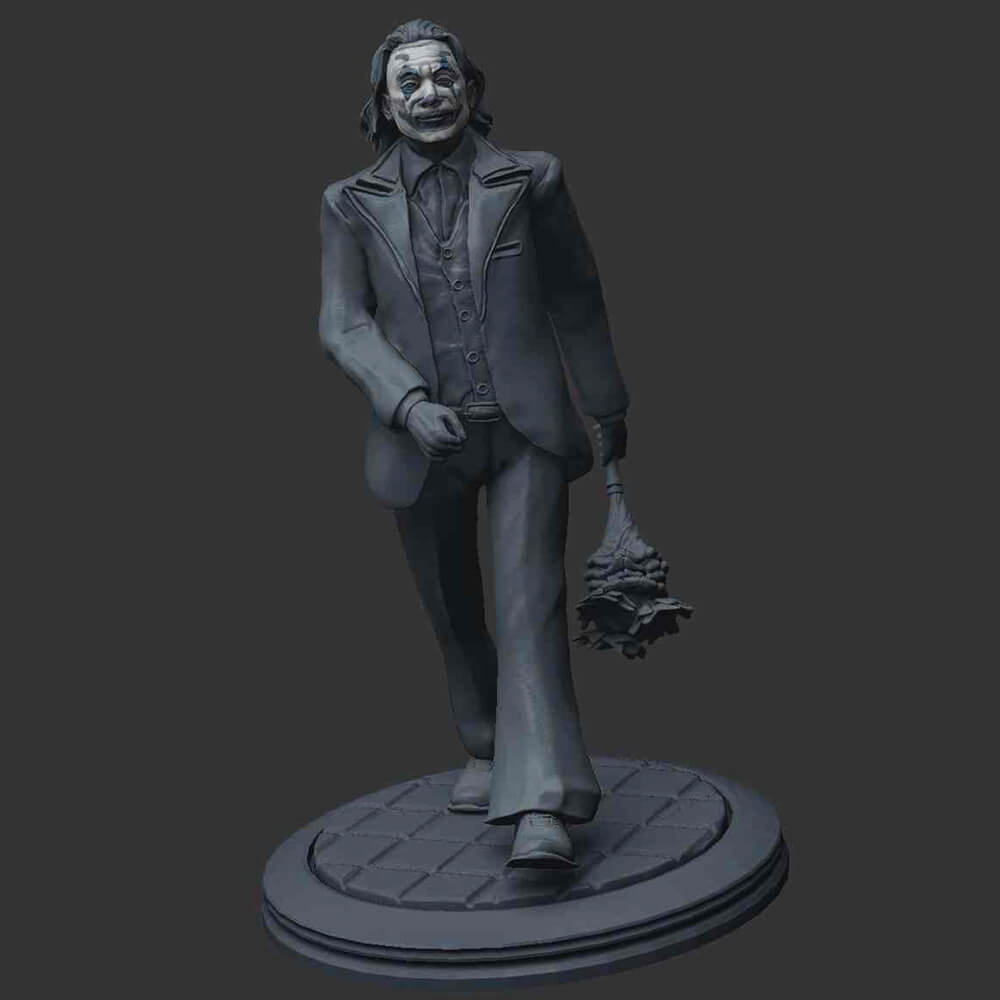 Joker Clown With Roses - 3D Print Model by 3DModelDesigner