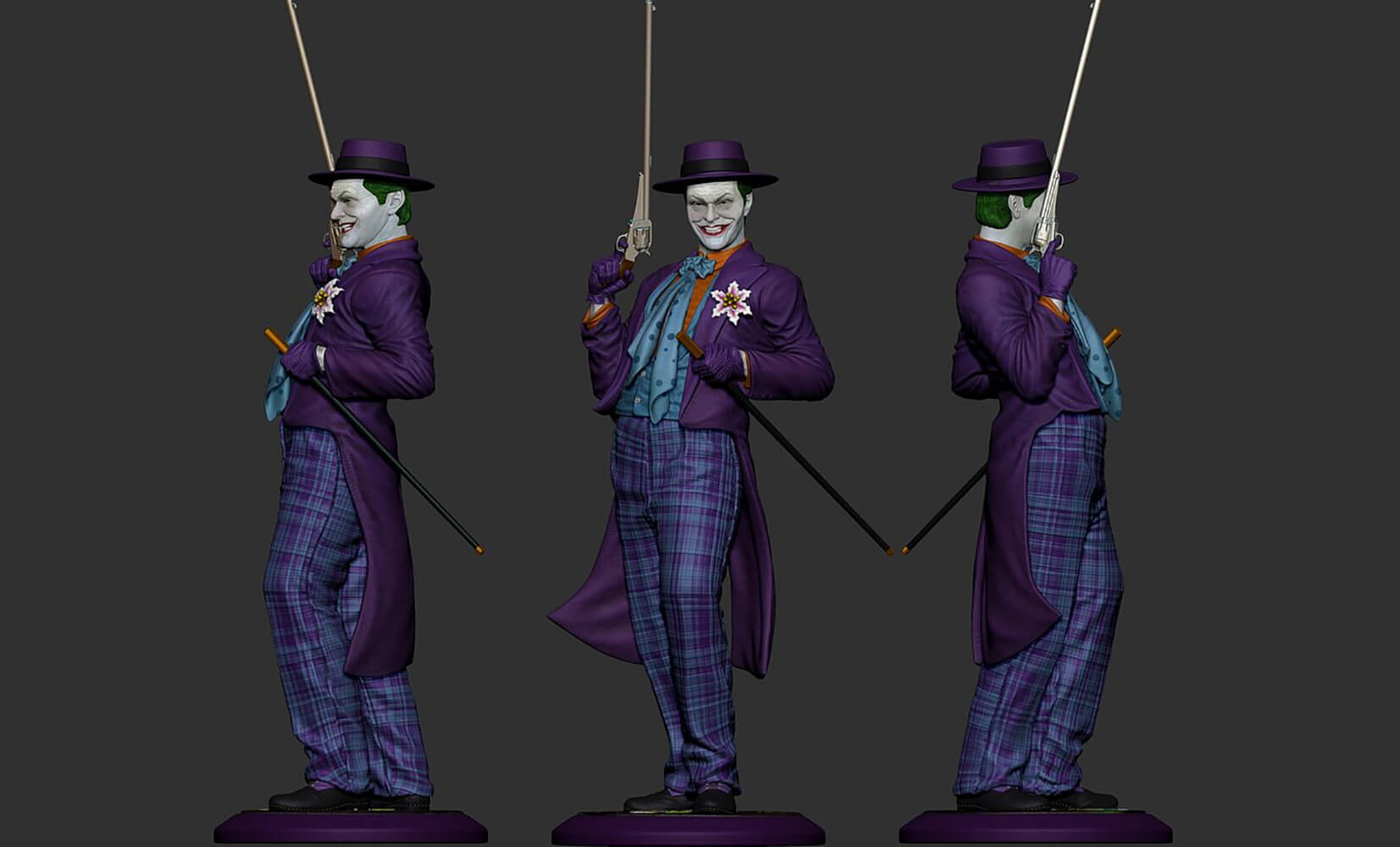 Joker Jack Nicholson - 3D Print Model by 3DModelDesigner