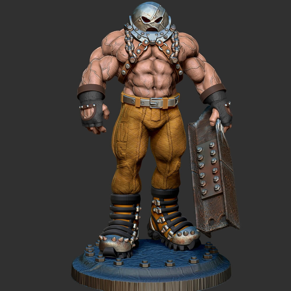 Juggernaut Figure - 3D Model by 3DModelDesigner