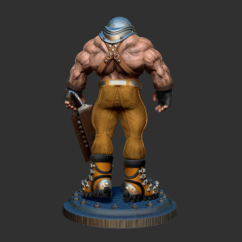 Juggernaut Figure - 3D Model by 3DModelDesigner