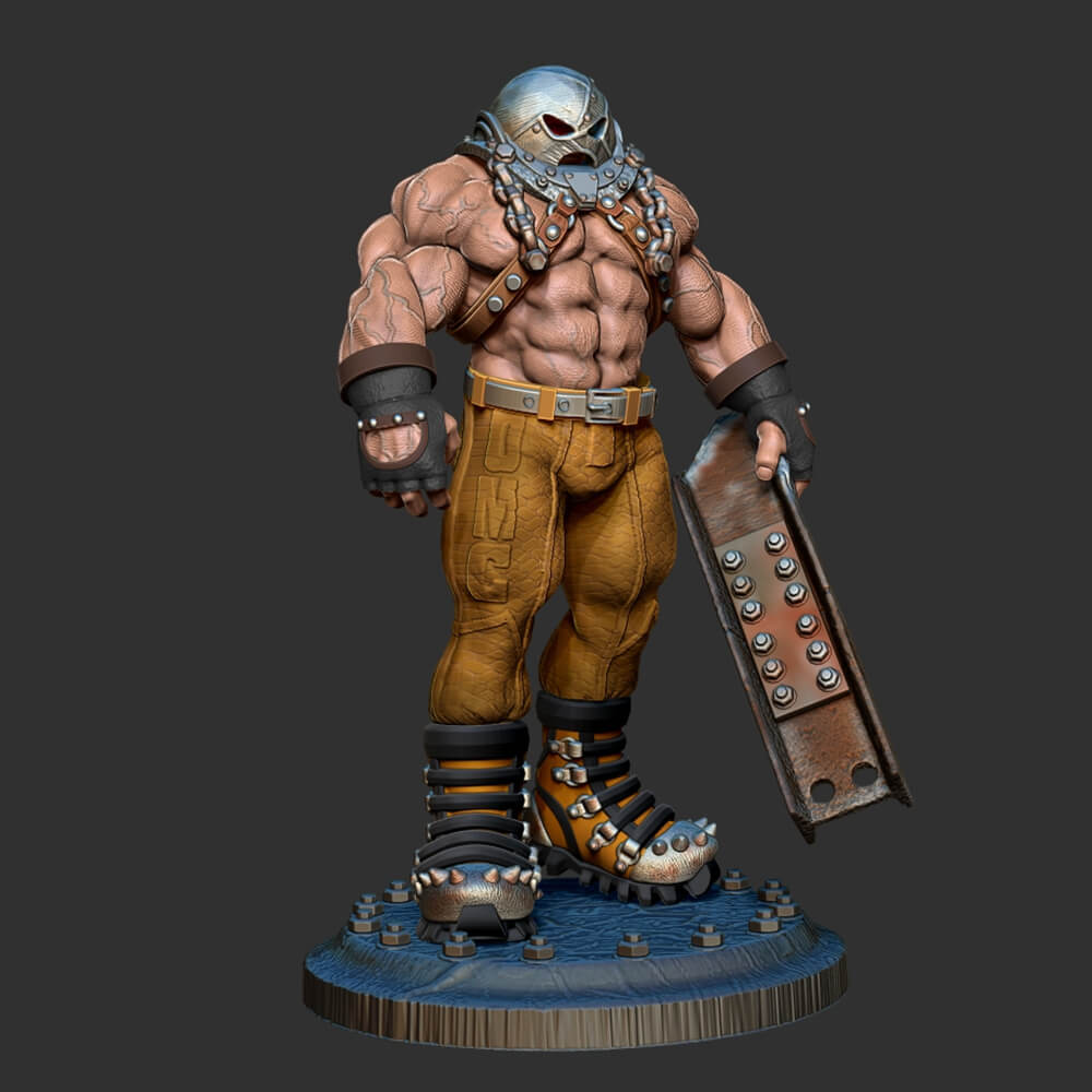 Juggernaut Figure - 3D Model by 3DModelDesigner