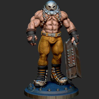 Juggernaut Figure - 3D Model by 3DModelDesigner