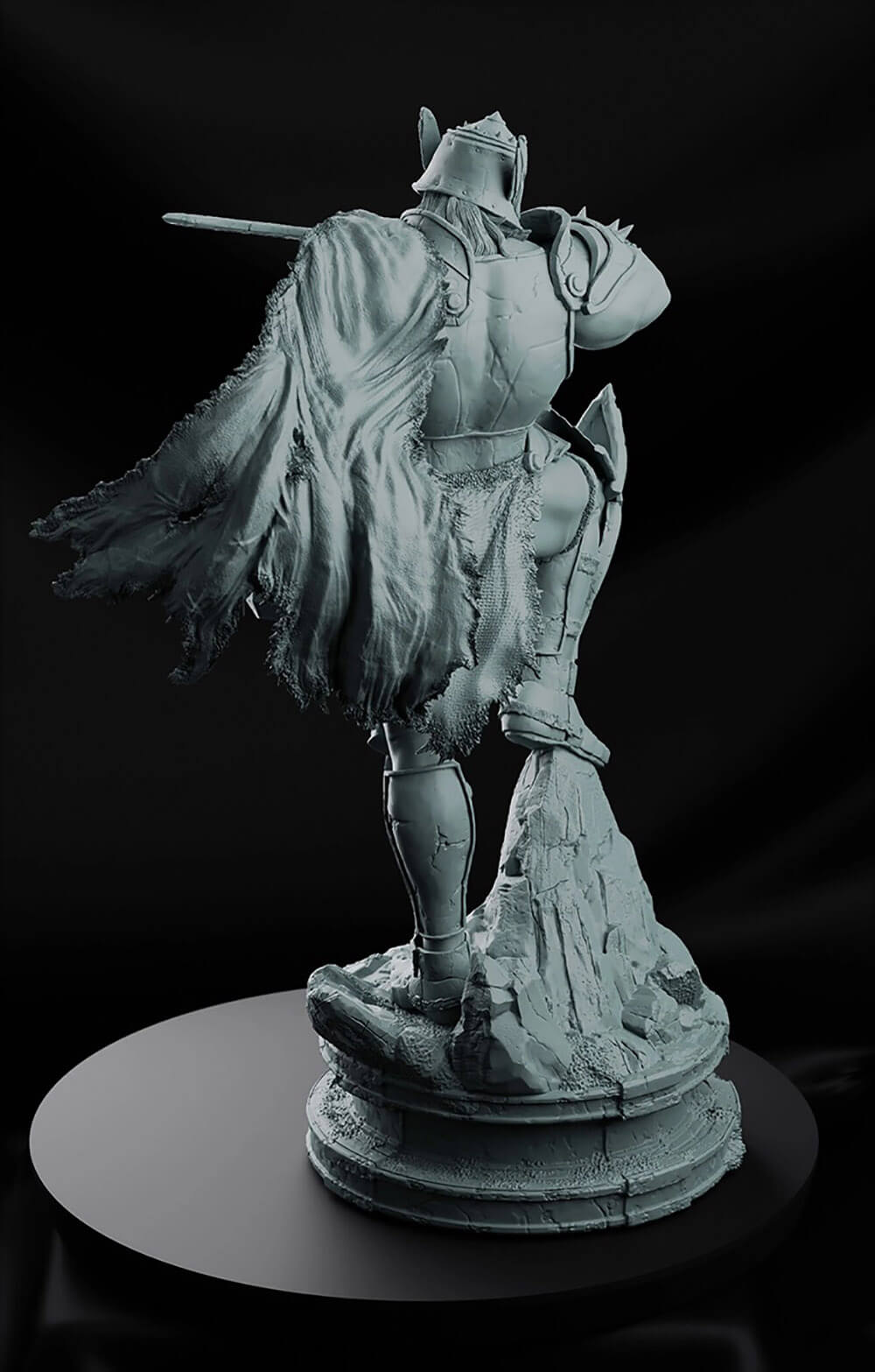 King Thor Statue - 3D Model by 3DModelDesigner