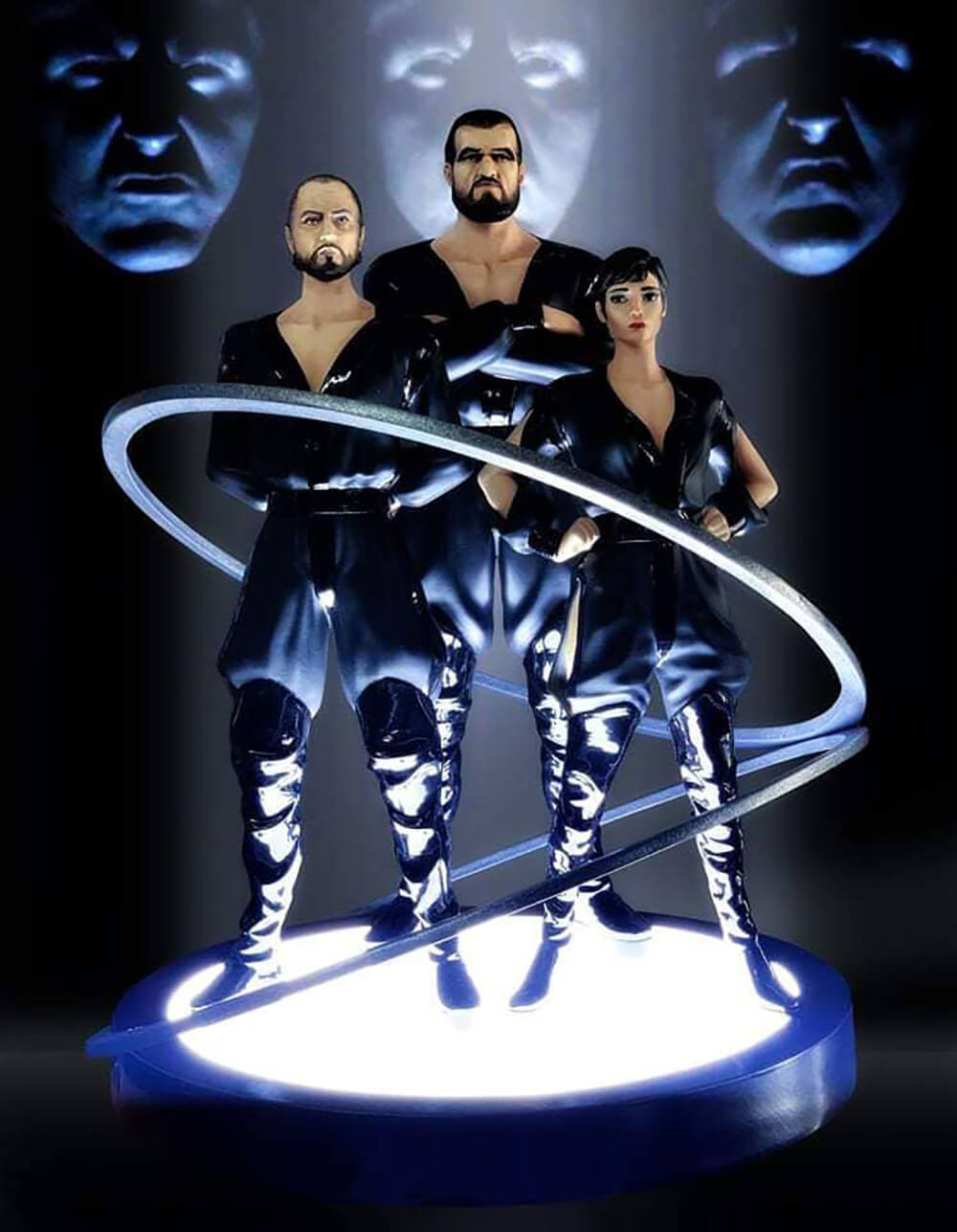 Kryptonians Superman 1978 Zod, Non, Ursa - 3D Model by 3DModelDesigner