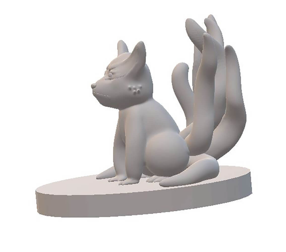 Kurama (Kyubi) Naruto - 3D Model by 3DModelDesigner