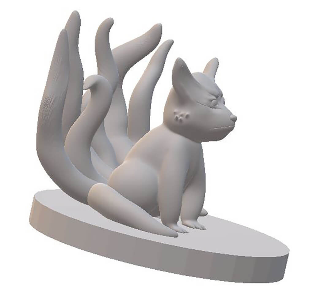 Kurama (Kyubi) Naruto - 3D Model by 3DModelDesigner