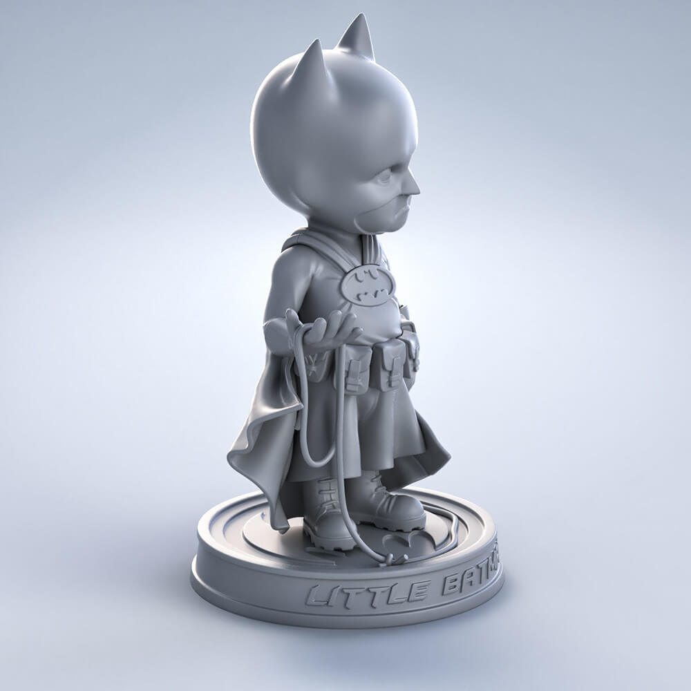 Little Batman - 3D Print Model by 3DModelDesigner
