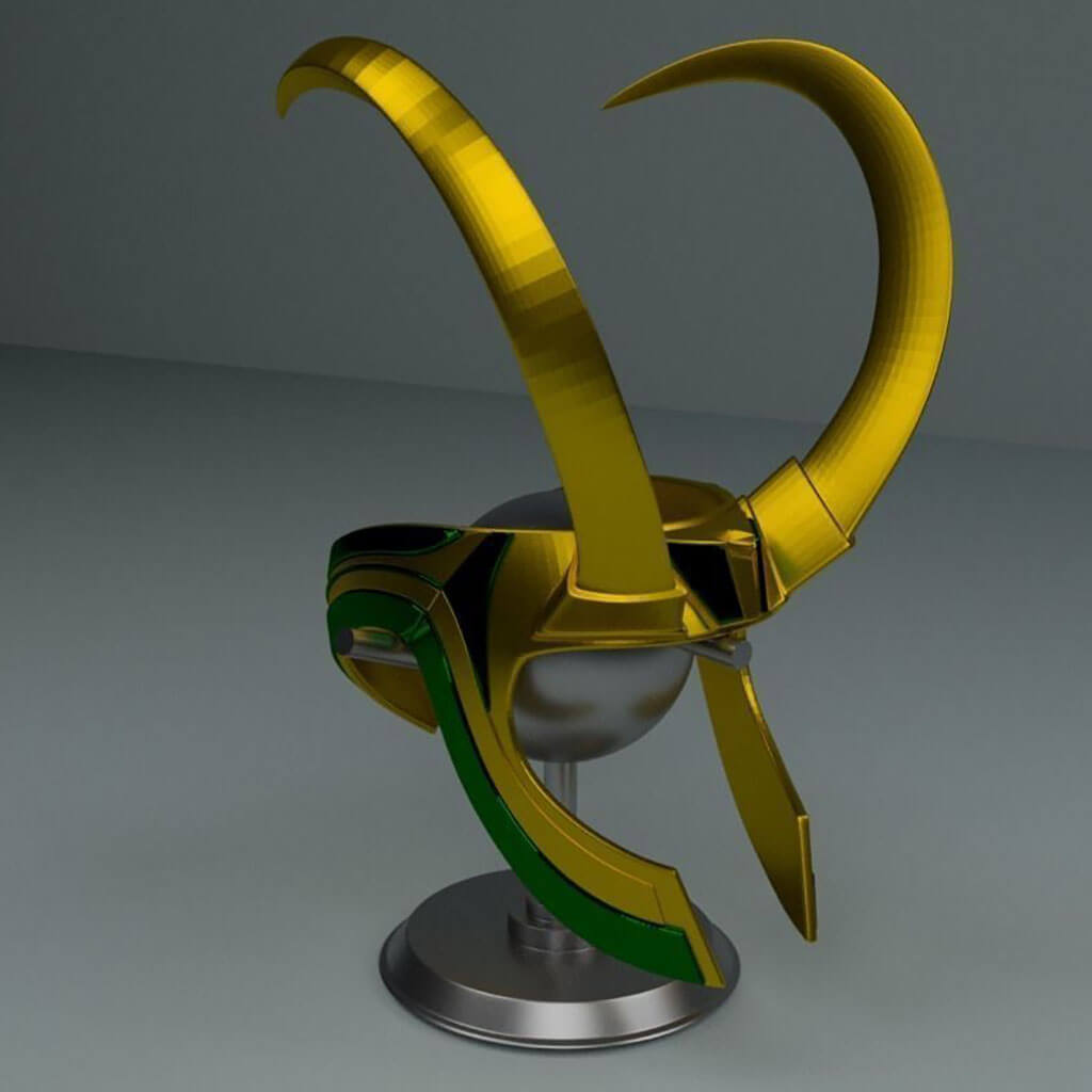 Loki New Helmet Crown - 3D Model by 3DModelDesigner