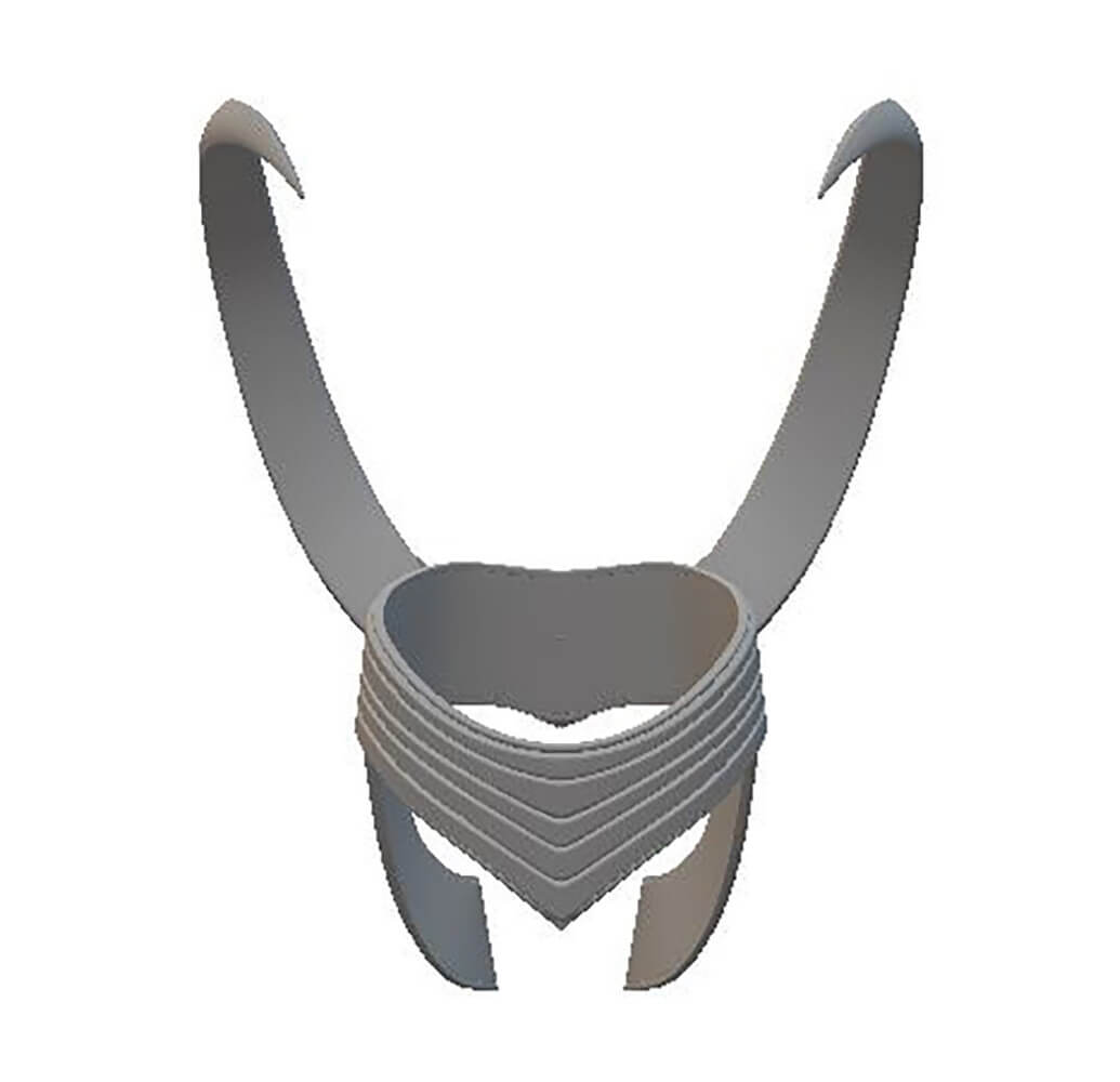 Loki New Helmet Crown - 3D Model by 3DModelDesigner