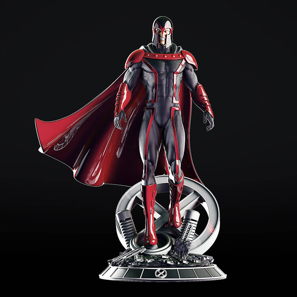 Magneto Fanart - 3D Print Model by 3DModelDesigner