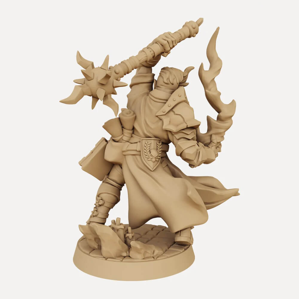 Marko Sol Justicar Spellcaster Hero - 3D Print Model by 3DModelDesigner