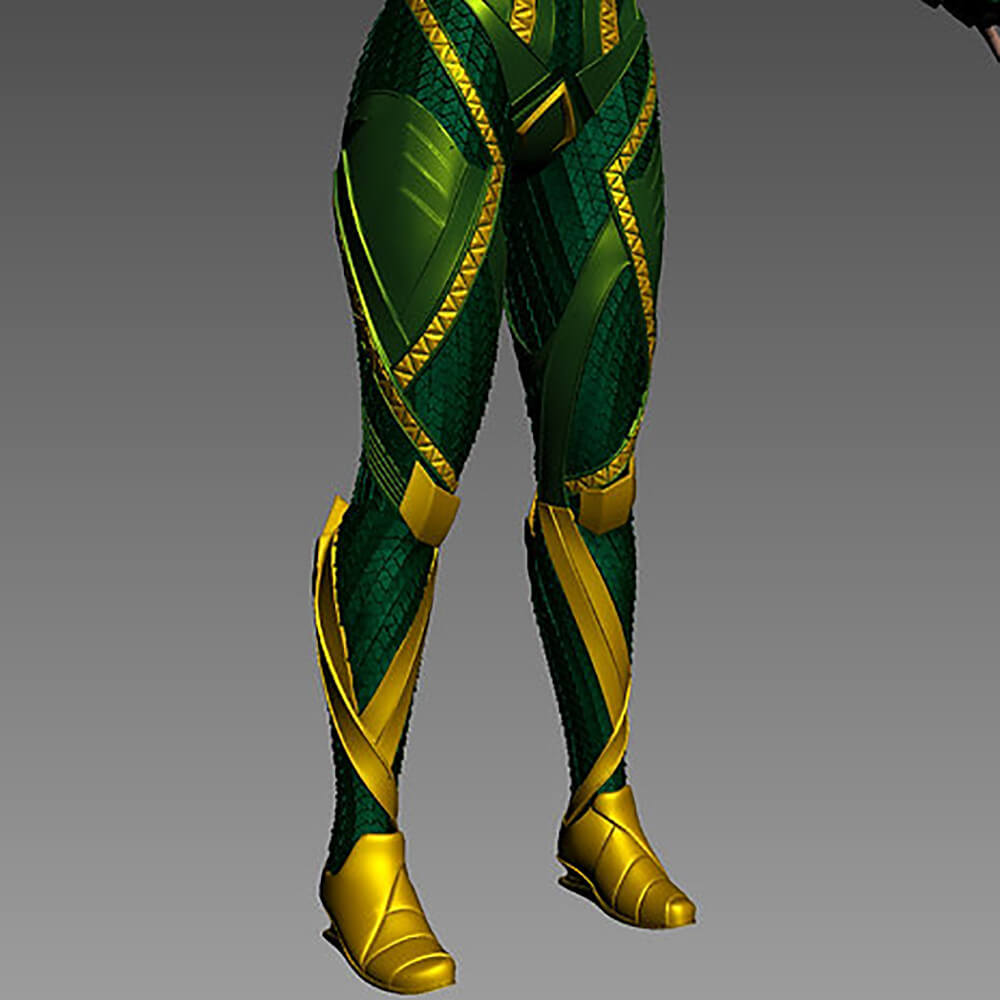 Mera Full Body Armor Suit - 3D Model by 3DModelDesigner