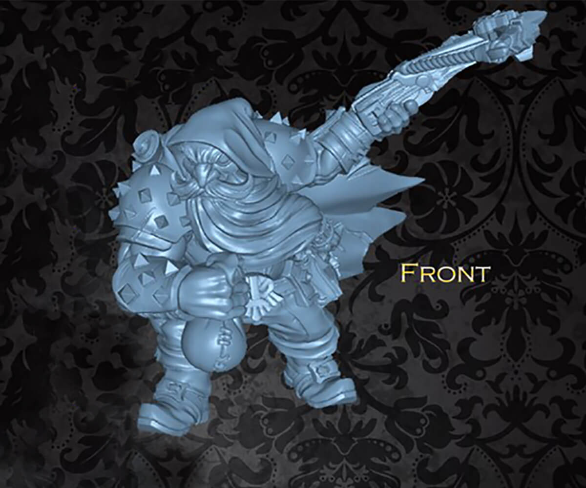 Merrian Silverfinger - Troubles in Taverns 3D Model by 3DModelDesigner