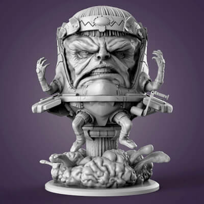 Modok Statue - 3D Model by 3DModelDesigner