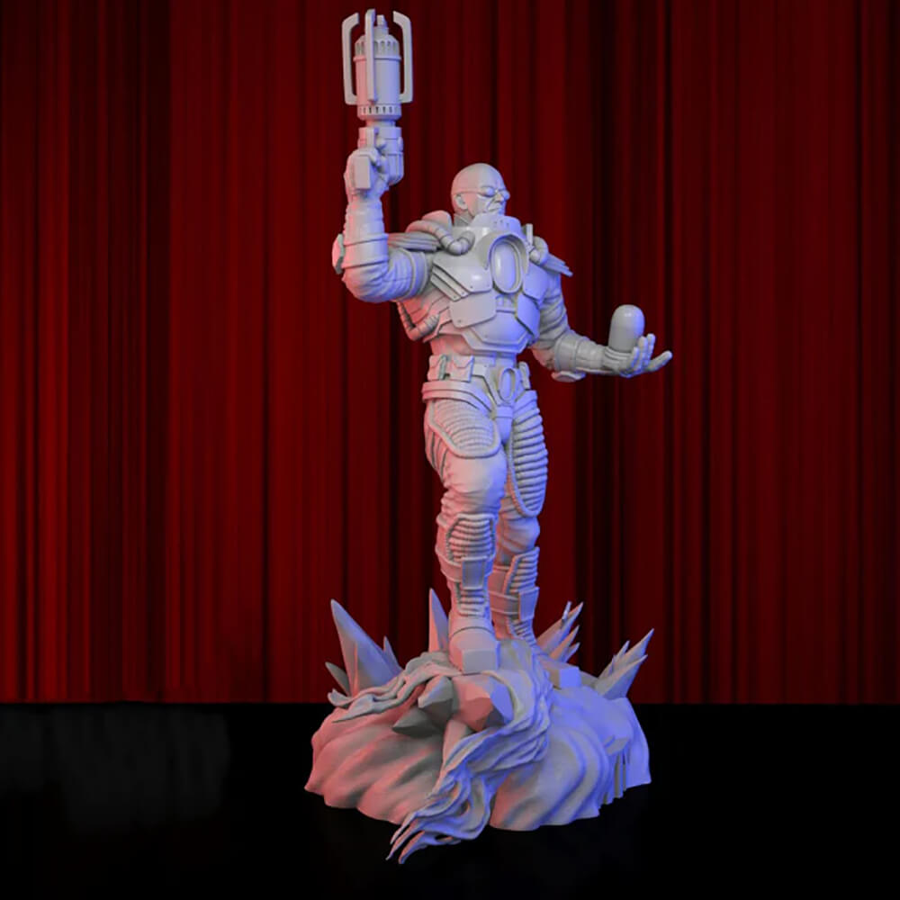 MR. Freeze Statue - 3D Model by 3DModelDesigner