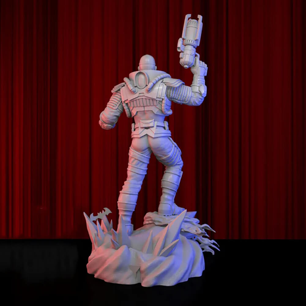 MR. Freeze Statue - 3D Model by 3DModelDesigner
