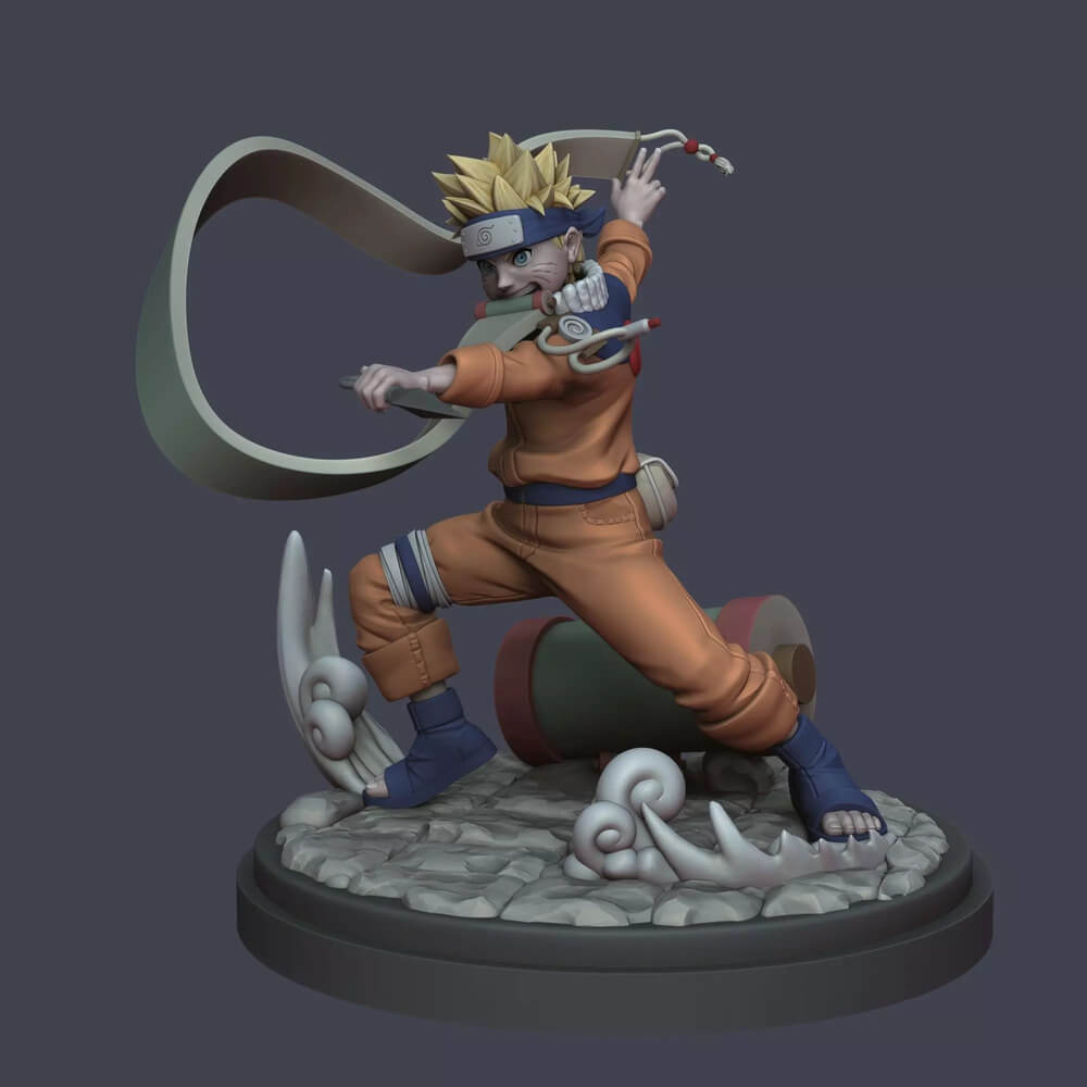 Naruto Figure - 3D Print Model by 3DModelDesigner