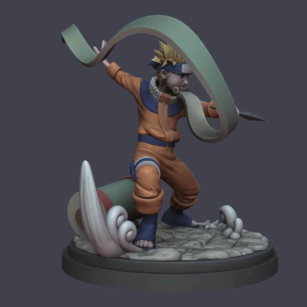 Naruto Figure - 3D Print Model by 3DModelDesigner