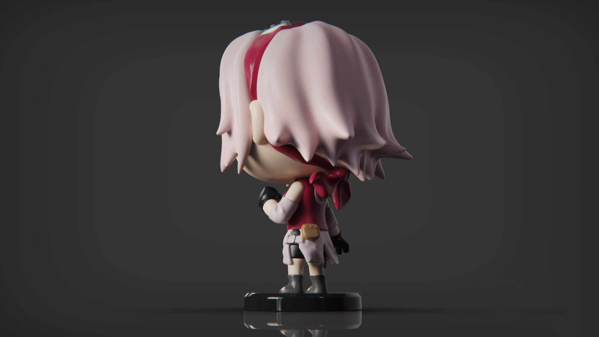 Naruto Sakura - 3D Model by 3DModelDesigner