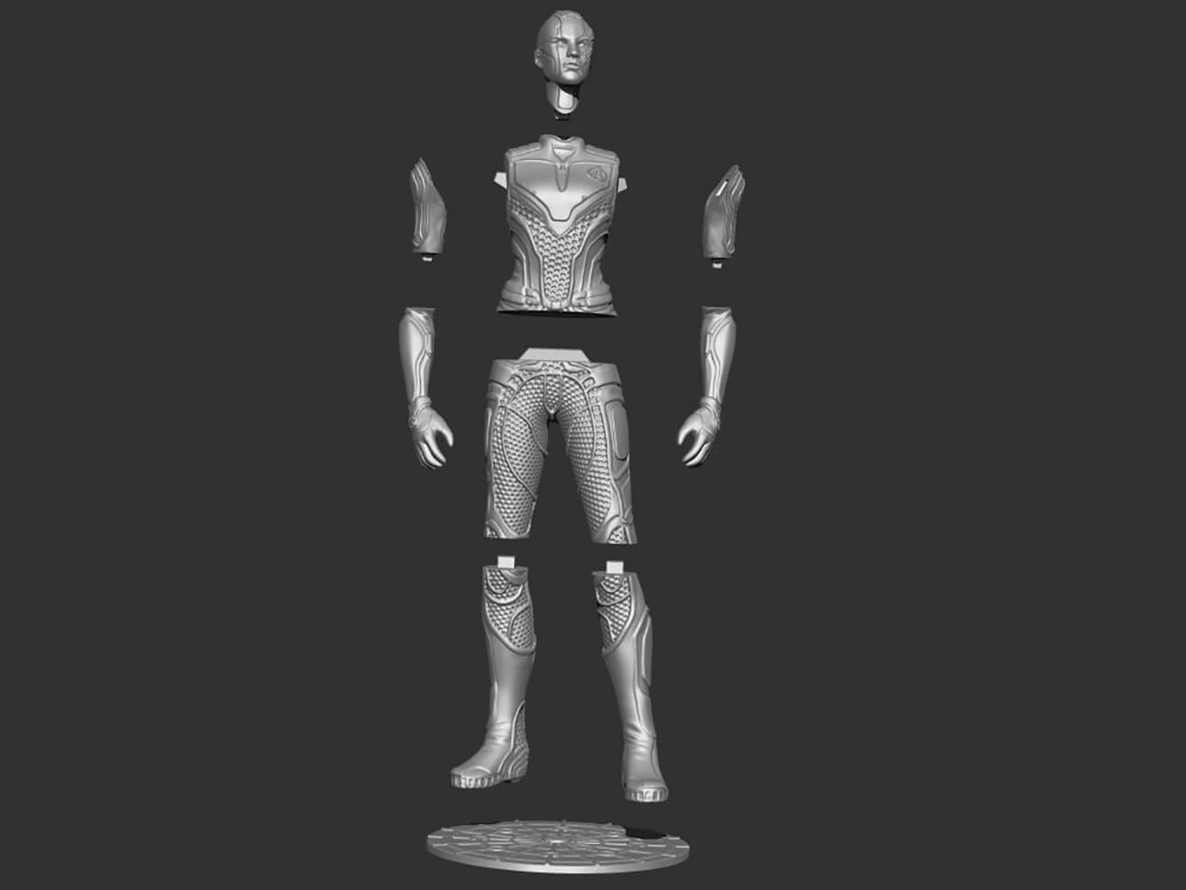 Nebula Avengers Endgame - 3D Model by 3DModelDesigner