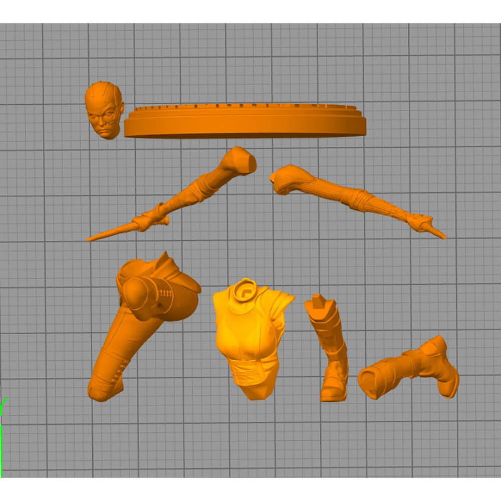Nebula - Guardians of The Galaxy 3D Model by 3DModelDesigner