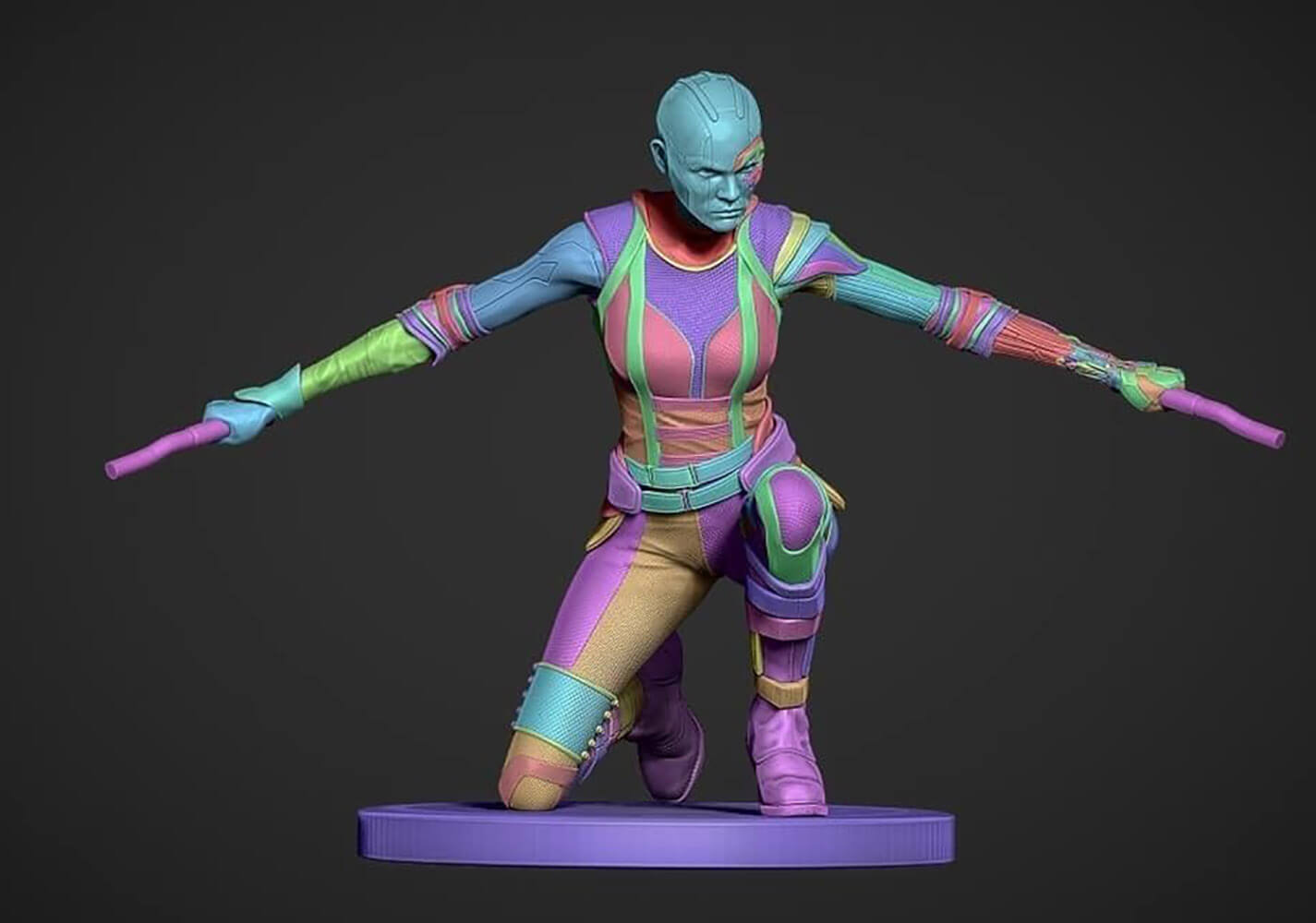 Nebula - Guardians of The Galaxy 3D Model by 3DModelDesigner
