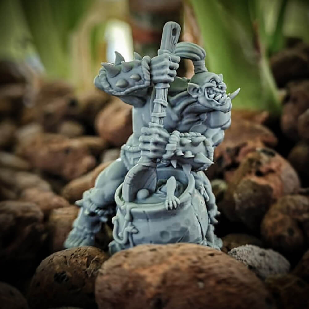 Ogre Chef Burtz Dwarfstew - 3D Print Model by 3DModelDesigner