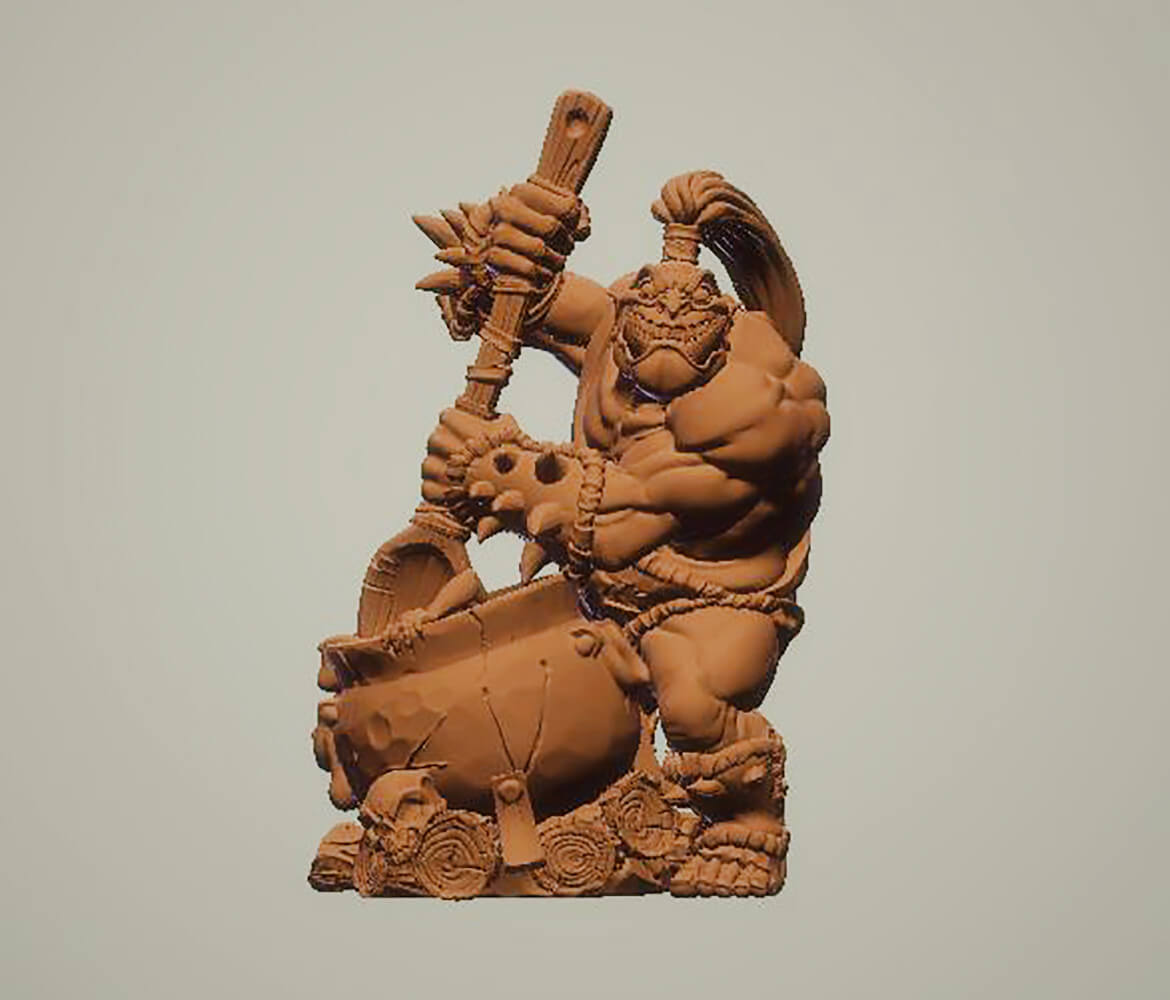 Ogre Chef Burtz Dwarfstew - 3D Model by 3DModelDesigner