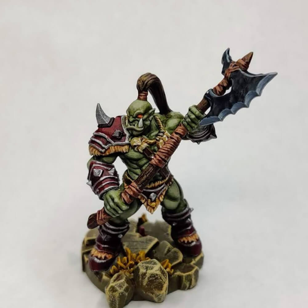 Orc Barbarian Male - 3D Print Model by 3DModelDesigner