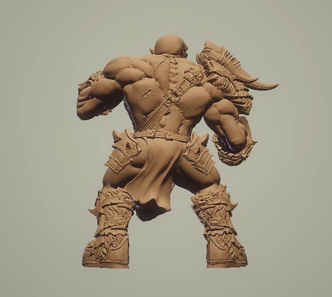 Orc Marauders Barbarians Male - 3D Print Model by 3DModelDesigner