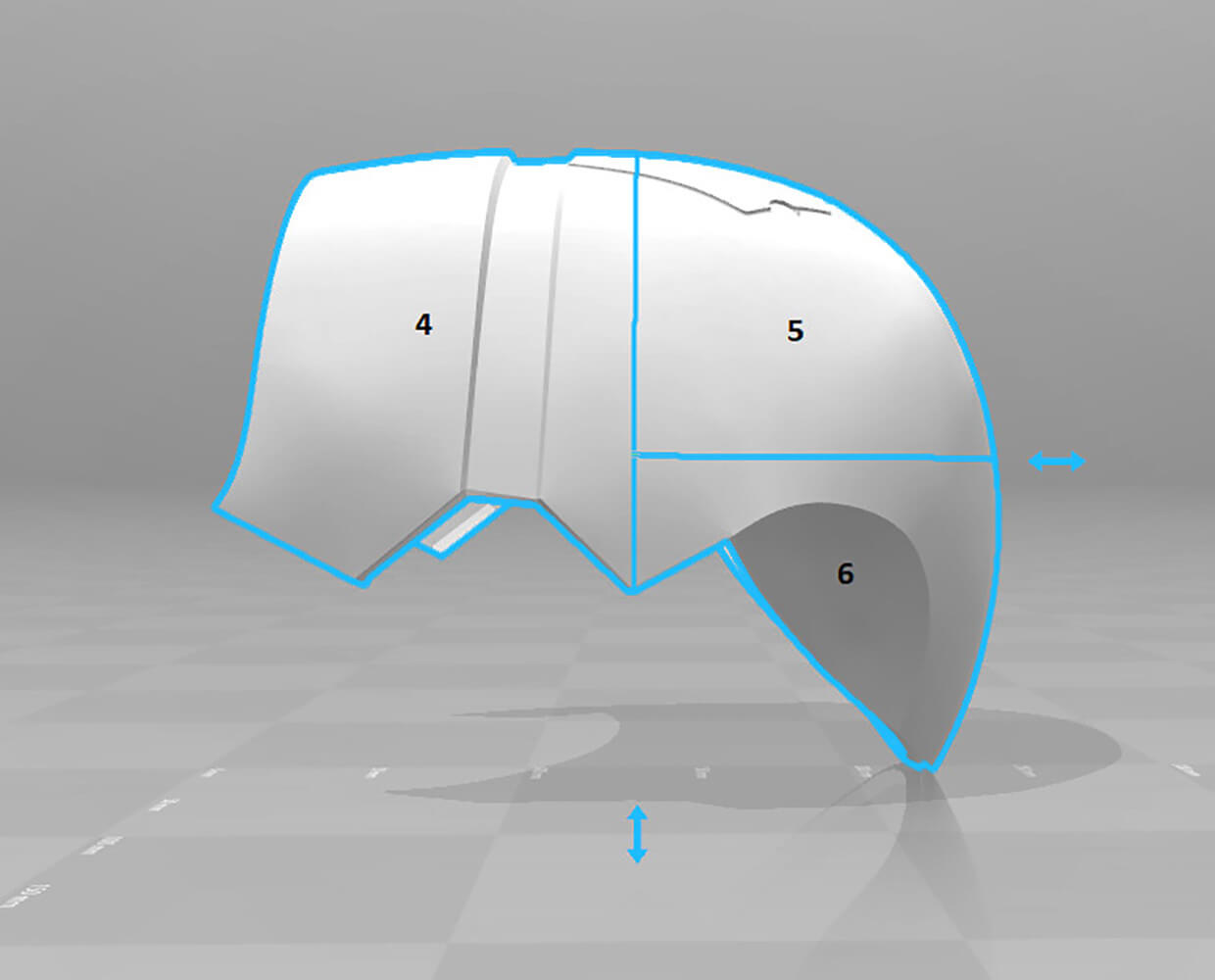 Red Hood Cyborg Ninja - 3D Print Model by 3DModelDesigner