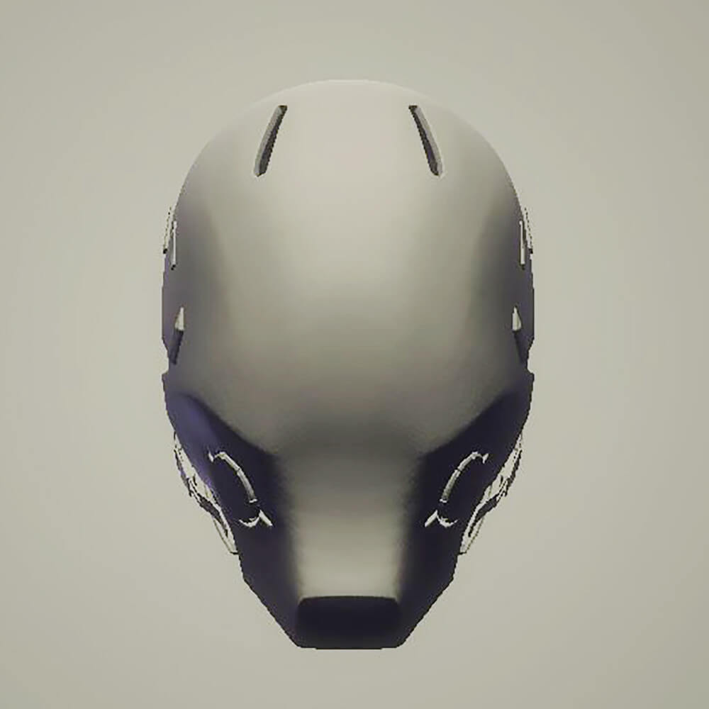 Red Hood Helmet - 3D Print Model by 3DModelDesigner