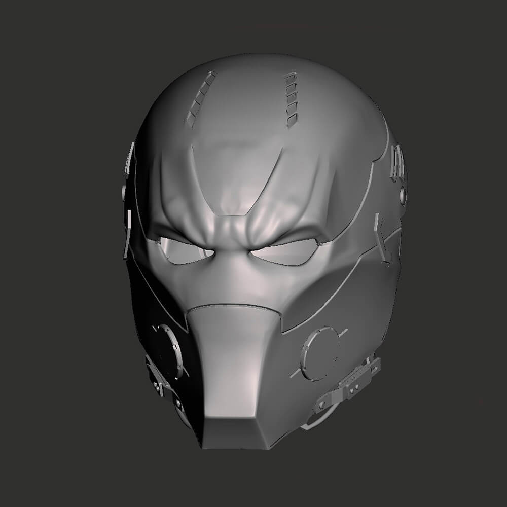 Red Hood Helmet - 3D Print Model by 3DModelDesigner