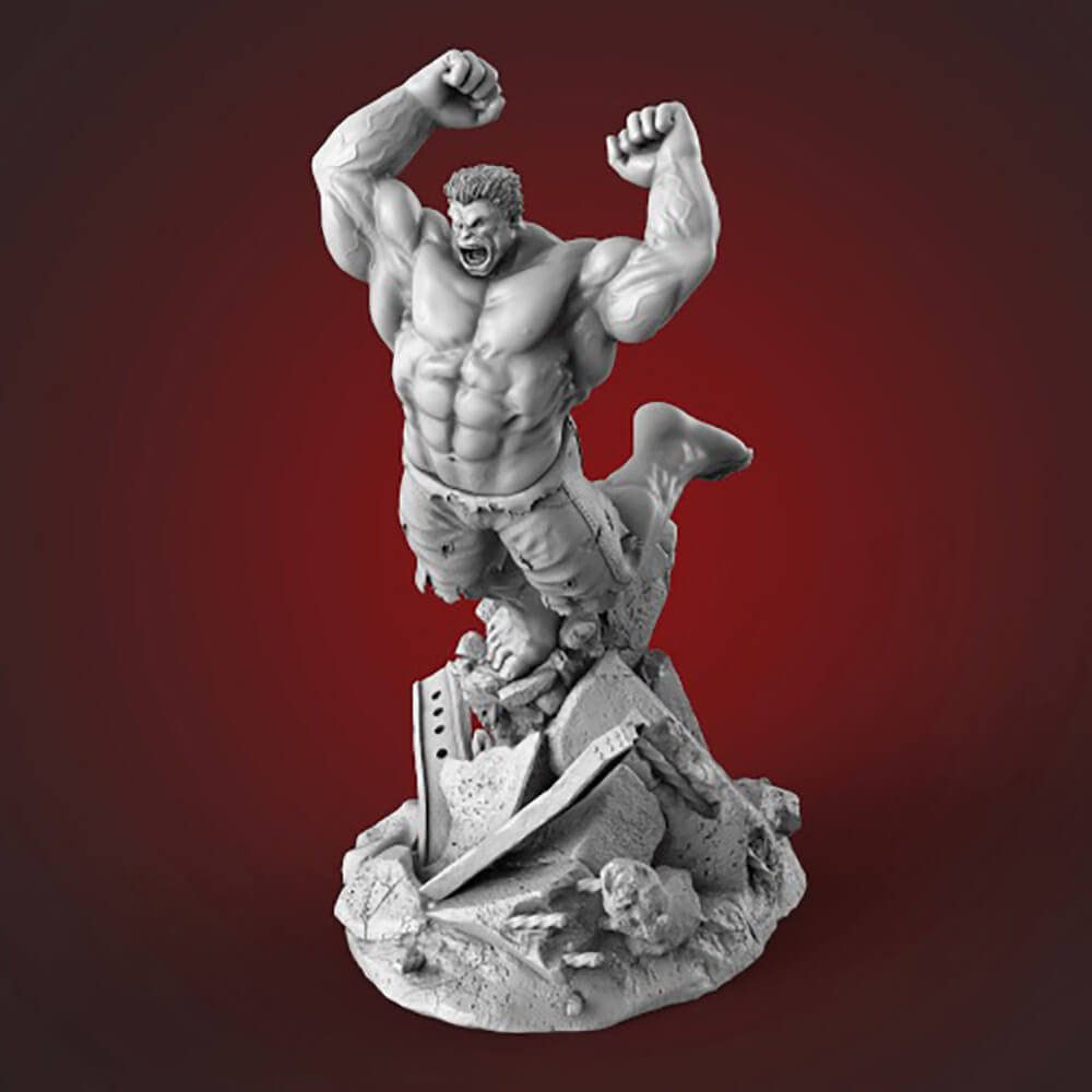 Red Hulk (Red Hulk) - 3D Model by 3DModelDesigner