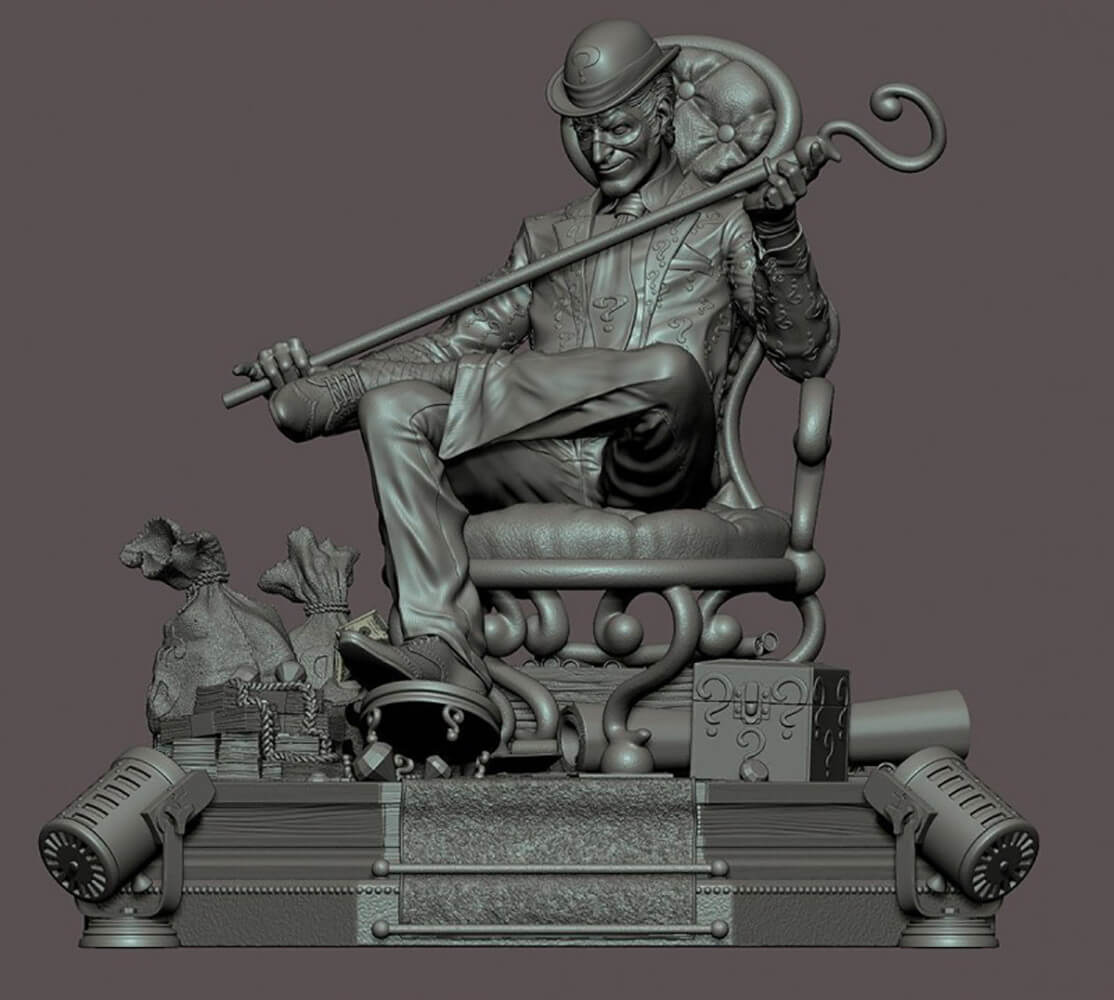 Riddler Batman - 3D Model by 3DModelDesigner