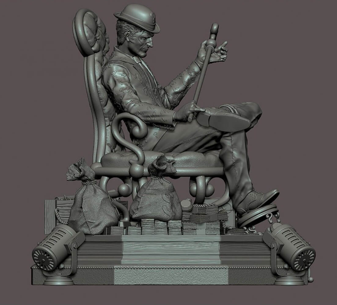 Riddler Batman - 3D Model by 3DModelDesigner