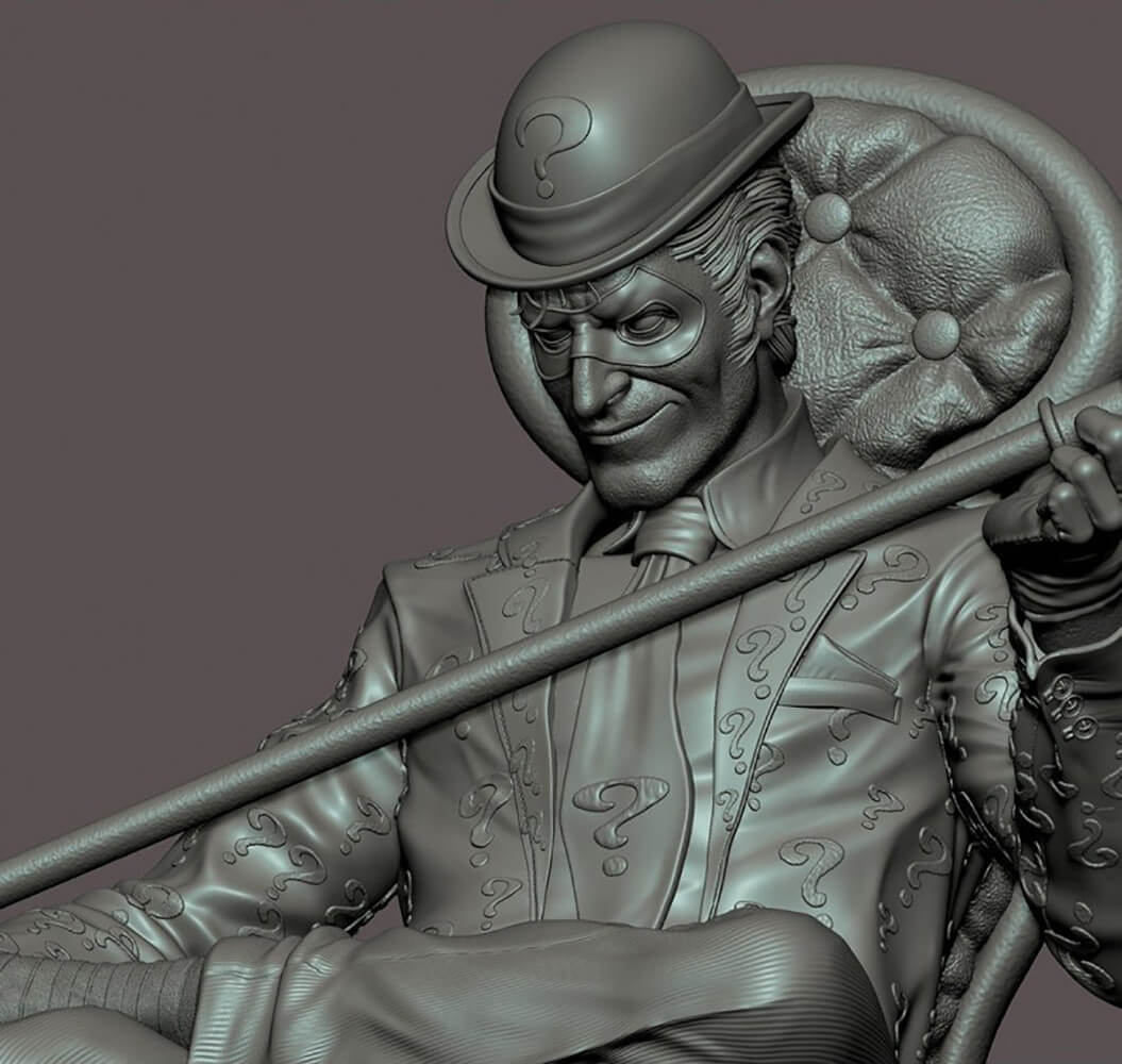 Riddler Batman - 3D Model by 3DModelDesigner