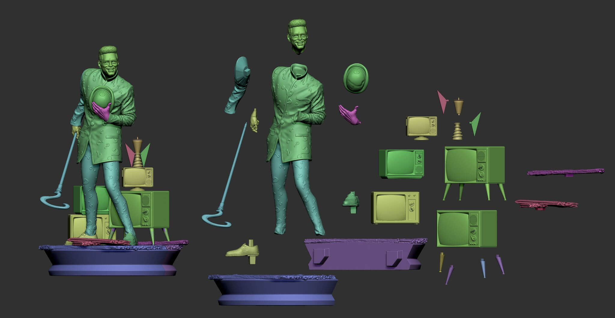 Riddler - 3D Model by 3DModelDesigner