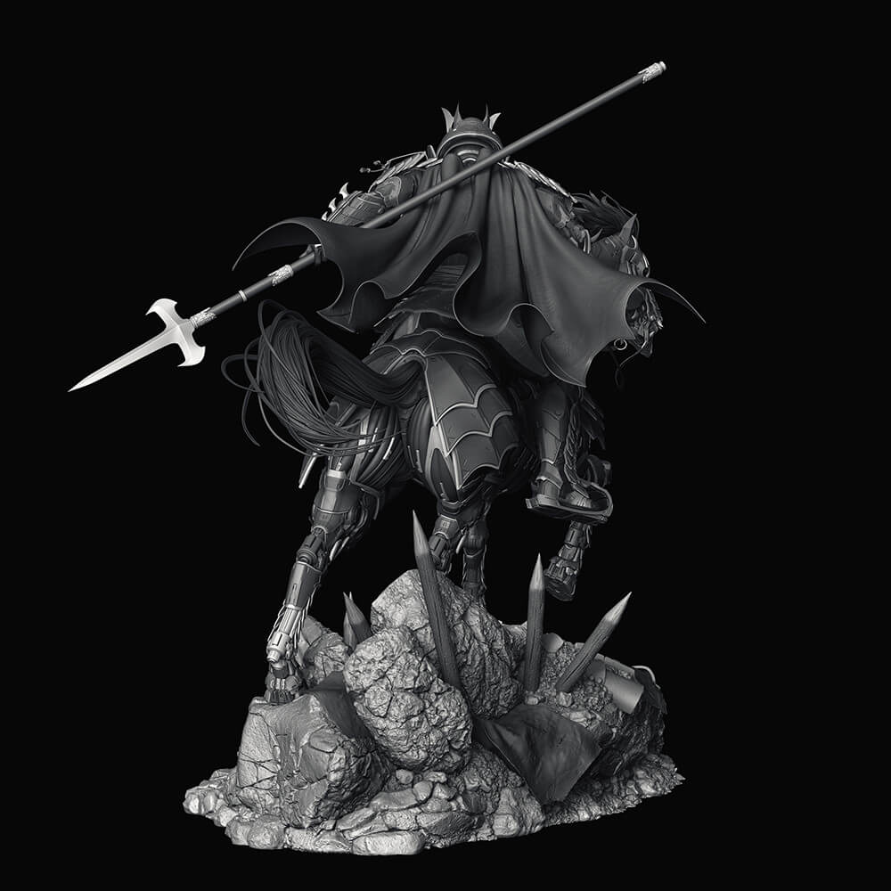 Samurai Batman - 3D Model by 3DModelDesigner