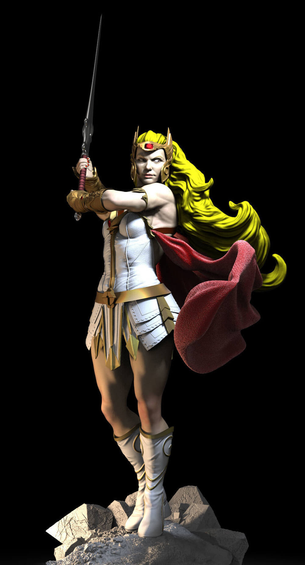 She-Ra The Princess of Power 3D Model by 3DModelDesigner