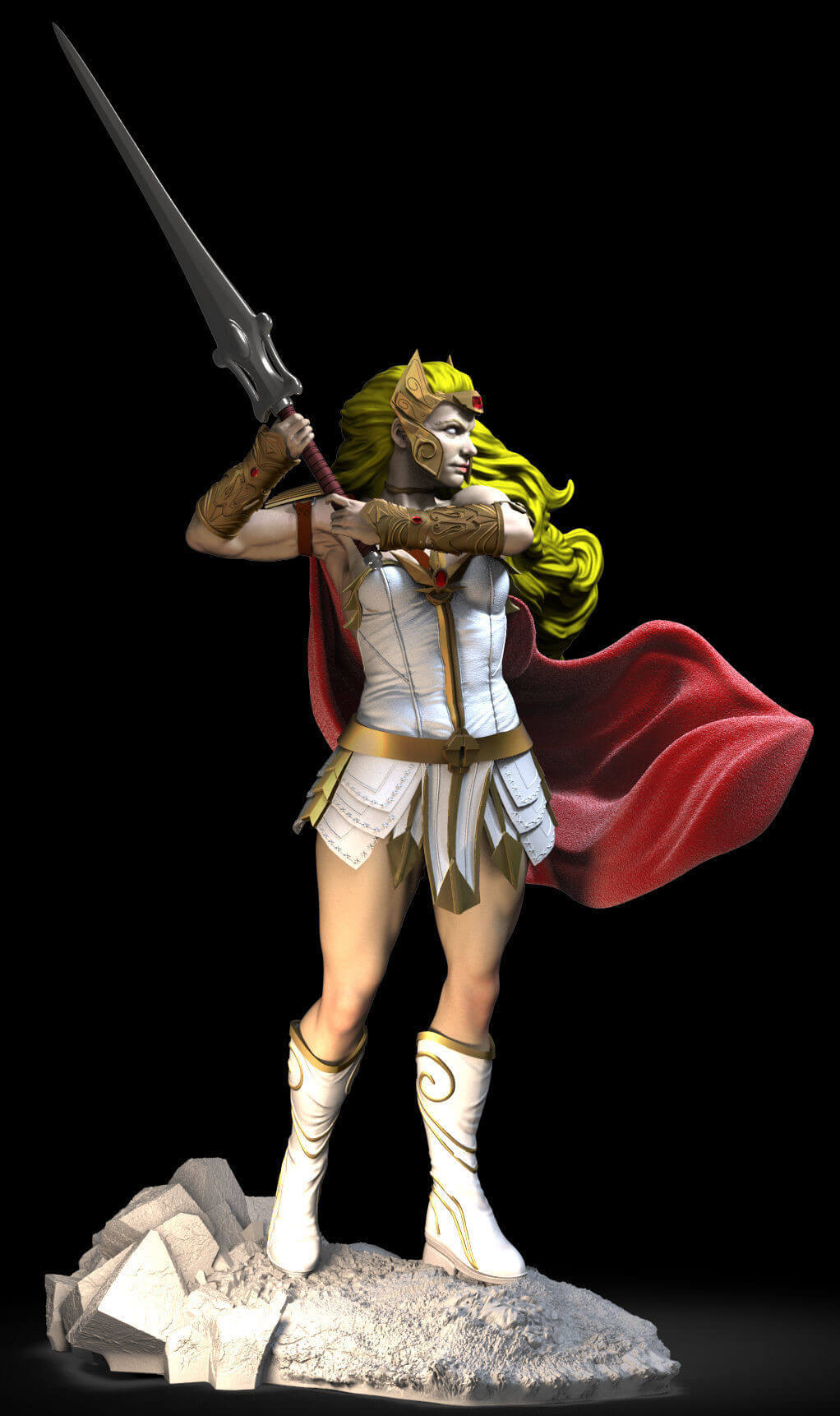 She-Ra The Princess of Power 3D Model by 3DModelDesigner