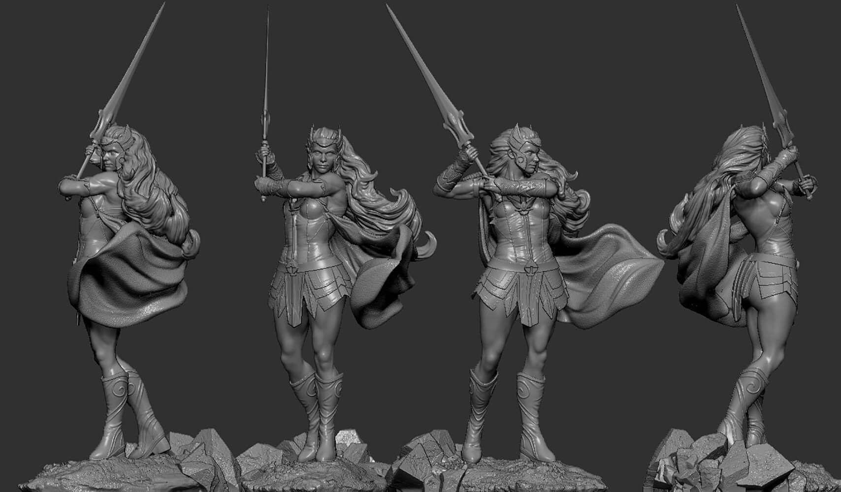 She-Ra The Princess of Power 3D Model by 3DModelDesigner