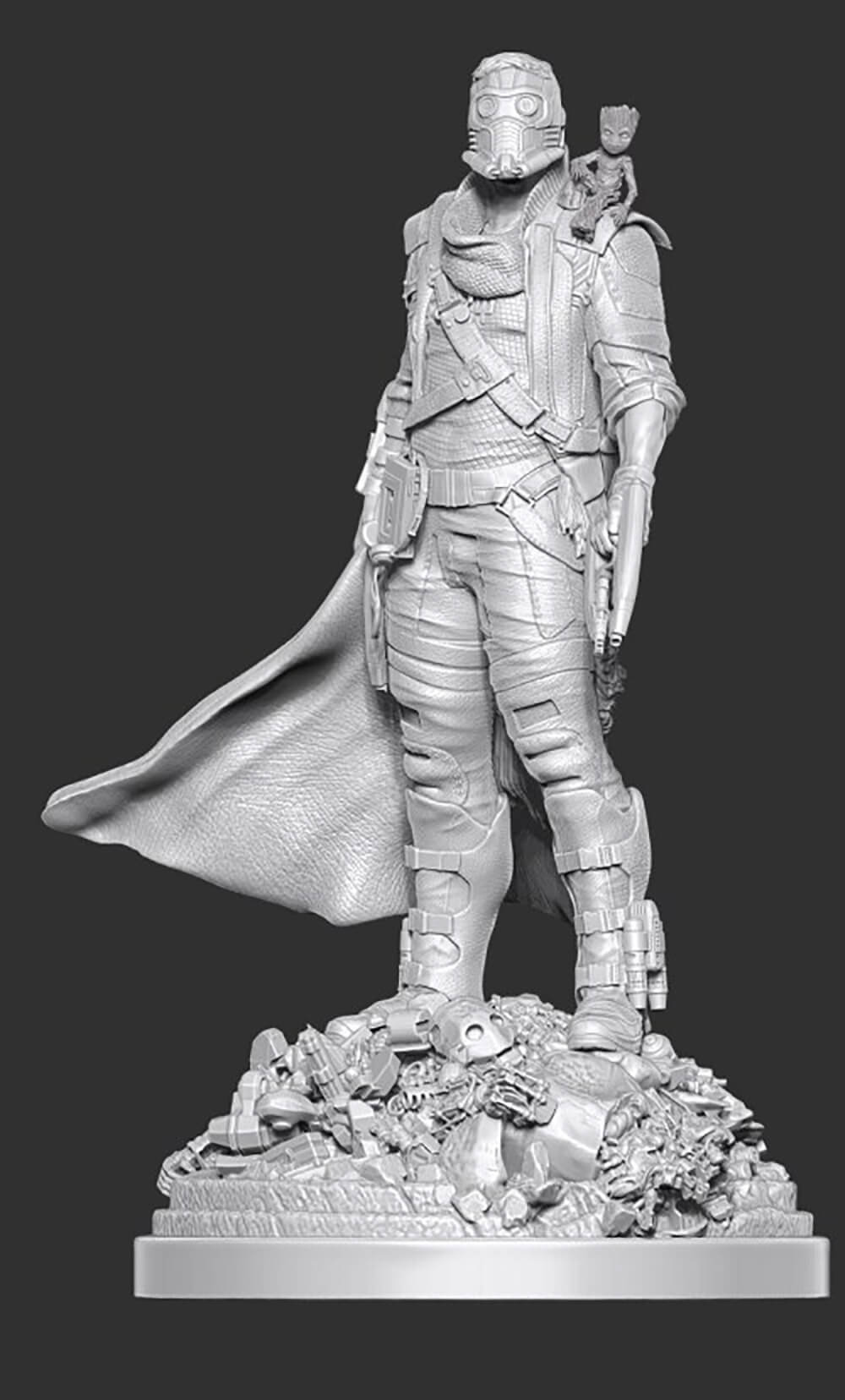 Star Lord Peter Quill - 3D Model by 3DModelDesigner