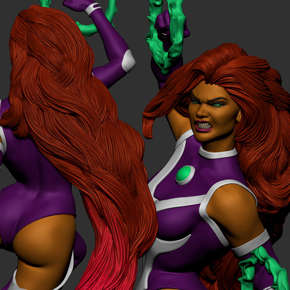Starfire Figures - 3D Model by 3DModelDesigner