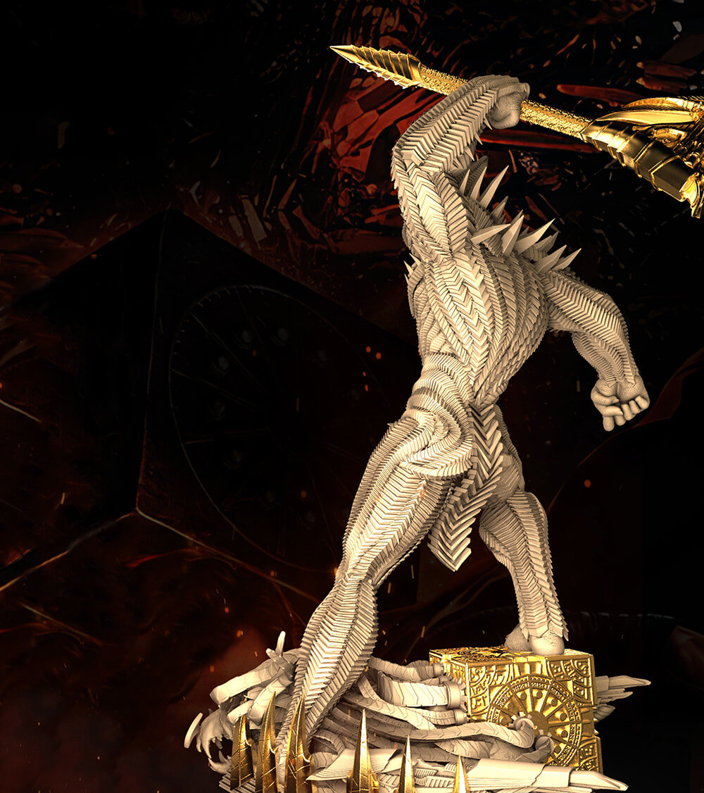 Steppenwolf Justice League - 3D Model by 3DModelDesigner