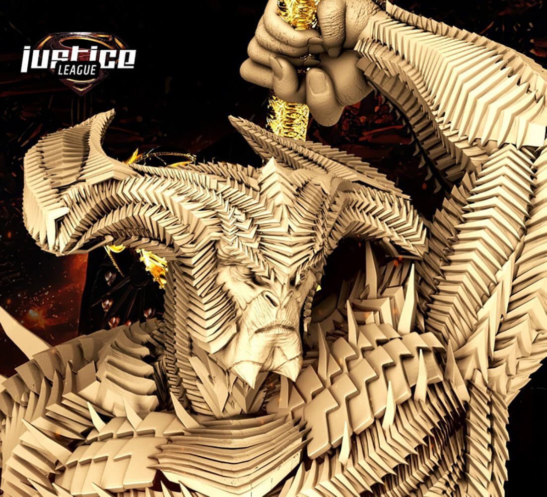 Steppenwolf Justice League - 3D Model by 3DModelDesigner