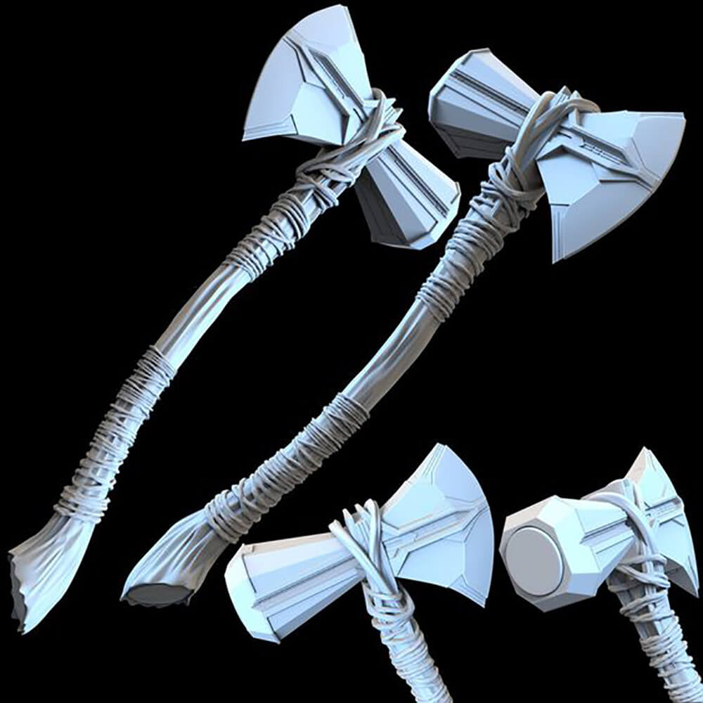 Stormbreaker Ax - 3D Model by 3DModelDesigner