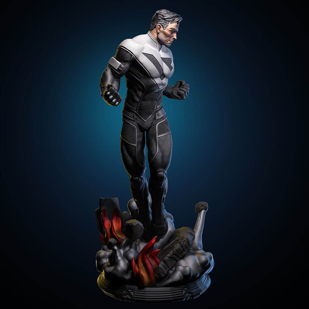 Superman Beyond Fan Art - 3D Model by 3DModelDesigner