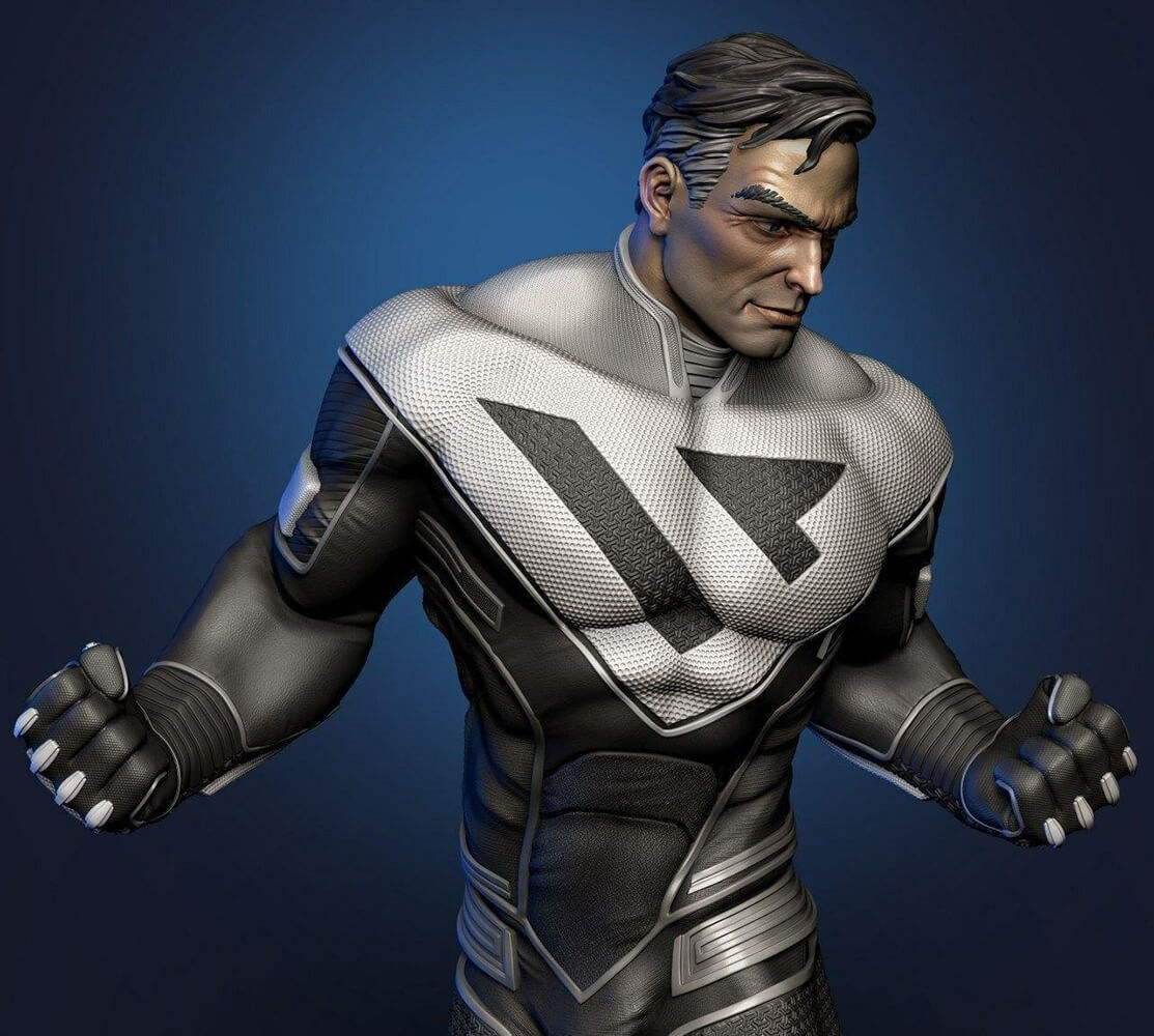 Superman Beyond Fan Art - 3D Model by 3DModelDesigner