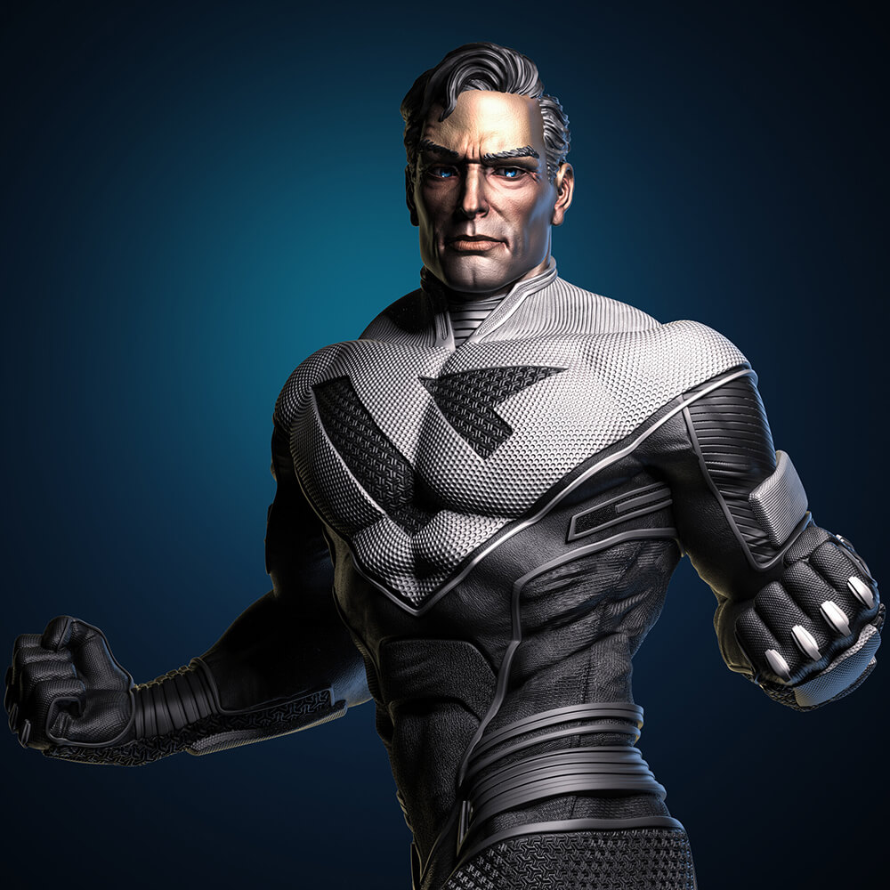 Superman Beyond Fan Art - 3D Model by 3DModelDesigner